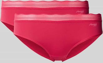 sloggi Slim Fit Slip mit Spitzenbesatz