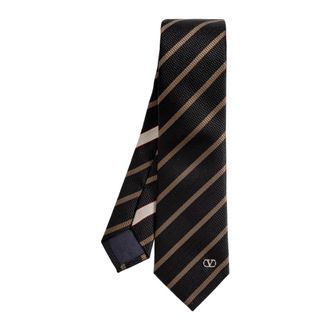 Valentino Garavani Seidenkrawatte - - Accessories - Herren - Blau - ONE SIZE