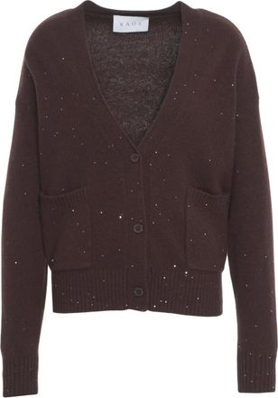 Kaos Kaos, Femme, Pulls, Brun, Taille: 40 FR Tricot Marron Aw25 Doux Confortable