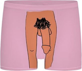 Generico Boxer pour homme amusant l&eacute;ger confortable Boxer &eacute;lastique avec motifs cr&eacute;atifs Boxer r&eacute;tro pour la Saint-Valentin Slip Halloween et carnaval arc-en-c