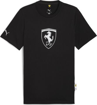 Puma T-shirt &agrave; &eacute;cusson ton sur ton Sportswear Scuderia Ferrari Homme, Accessoires, Noir, S