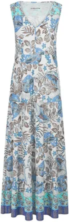 Peter Hahn Ärmelloses Jersey-Kleid Lone Green Cotton weiss