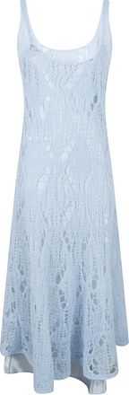 Fabiana Filippi Femme, Robes, Bleu, Taille: 36 FR Spiderweb Knit Dress