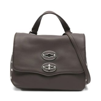 Zanellato Femme, Sacs, Brun, Taille: ONE Size Postina Saeta baby sac &agrave; main en cuir