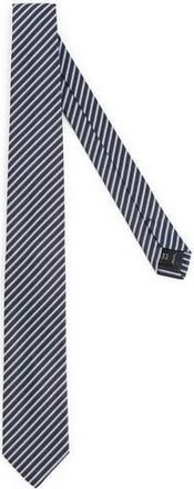 Au Printemps Paris Cravate à rayures en soie