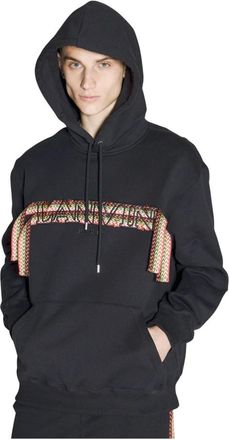 Lanvin Homme, Sweatshirts et sweats &agrave; capuche, Noir, Taille: XS Curblace Hooded SweaT-shirt
