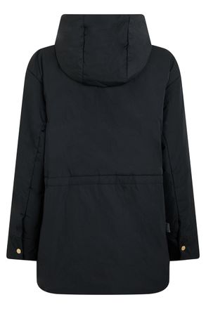 Max Mara Womens Padded Hooded Jacket Black Polyester Trench & Raincoats