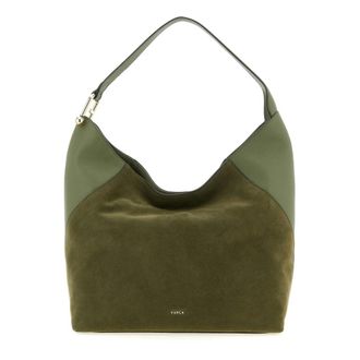 Furla Femme, Sacs, Vert, Taille: ONE Size Lara Large Shoulder Bag
