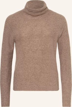 Antonelli Antonelli Firenze Rollkragenpullover Castiglia Mit Cashmere Und Pailletten beige