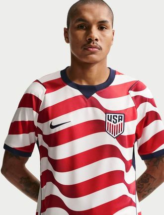 NIKE SPORTWEAR Nike - USA World Cup - Kurz&auml;rmliges Heimtrikot in Rot und Wei&szlig;