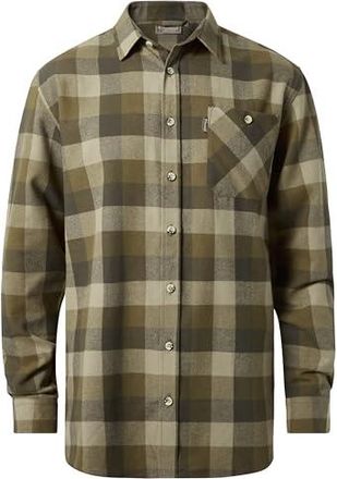 Pinewood Wildmark, Chemise en Flanelle Homme, Surchemise &agrave; Carreaux, Flanelle de Coton Bross&eacute;e, Tissu Doux, Coupe Classique