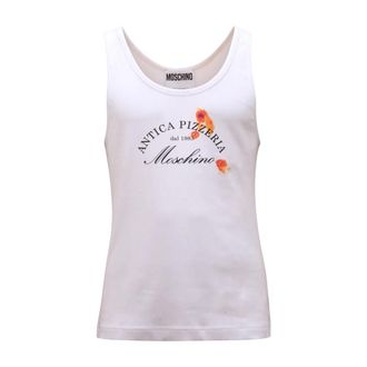 Moschino Canotta Couture Top - - Tops - Herren - Wei&szlig; - XL
