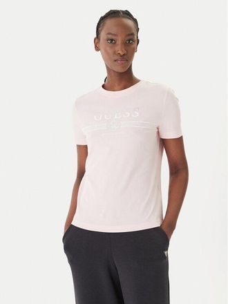 Guess T-Shirt V6GI07 K2968 Rosa Regular Fit
