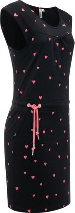Ragwear Sommerkleid Penelope Hearts YOUMODO leichtes Baumwoll Kleid mit verspieltem Print