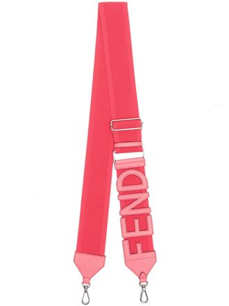 Fendi Schulterriemen mit Logo-Stickerei - Rosa