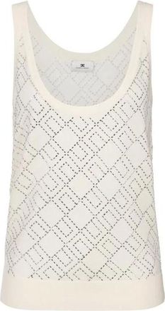 Elisabetta Franchi Damen, Oberteile, Beige, MGr&ouml;&szlig;e