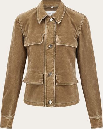 Ferragamo Damen Work Jacket Beige