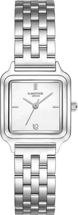 Glanzst&uuml;cke M&uuml;nchen Uhr - Damen Armbanduhr Edelstahl - Gr. unisize - in Silber - f&uuml;r Damen