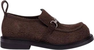 Moschino Homme, Chaussures, Brun, Taille: 42 EU Suede College Mocassins