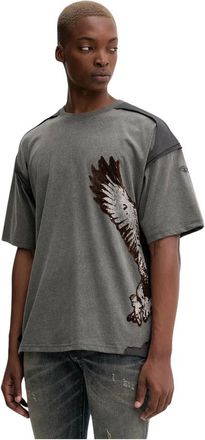 Diesel T-shirts - Homme - Tops - Gris - Taille: S