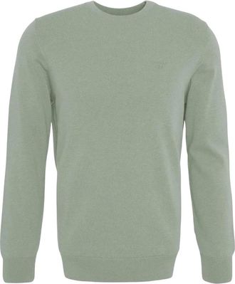 Barbour Homme, Pulls, Vert, Taille: S Pull ras du cou en coton Pima