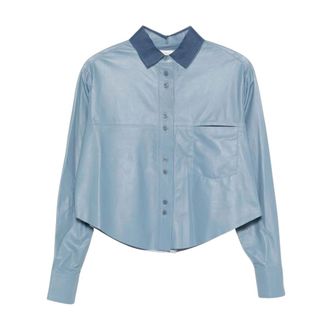 Forte_Forte Chemises - Femme - Blouses et Chemises - Bleu - Taille: 40 FR
