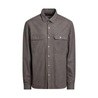 Rick Owens Outershirt - - Jackets - Herren - Grau - L