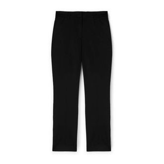 Motivi Regul&auml;re Baumwollhose - - Trousers - Damen - Schwarzk - 2XS