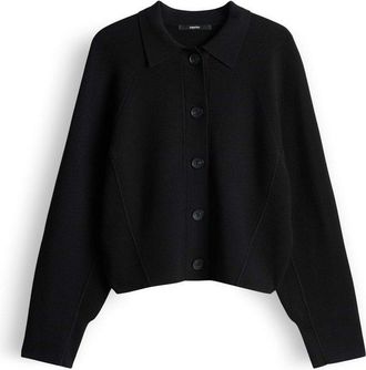 someday Cardigan TUREA Regular aus nachhaltigem Viskose Mix schmal zulaufend, formstabil