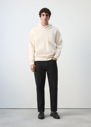 Mango Sweat capuche 100 % coton &eacute;cru - Homme - XXL - MANGO MAN