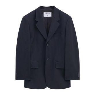 Filippa K Moderner Sanduhr-Blazer - - Jackets - Damen - Schwarzk - XL