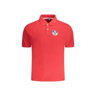 North Sails Homme, Tops, Rouge, Taille: M Polo Classique en Piqu&eacute;