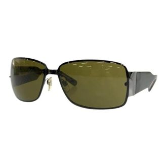 Burberry Lunettes de soleil Medium Check Pre-owned - Homme - Pre-owned - Vert - Taille: ONE Size