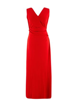 Gucci Red Open Back Sleeveless Dress Size S