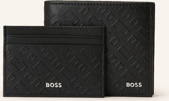 HUGO BOSS 2er-Set Outline: Geldbörse Und Kartenetui schwarz