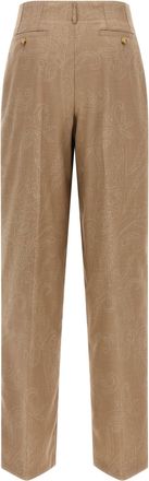 Etro Womens Beige Wool Dress Pants