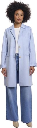 Rino&Pelle Femme, Manteaux, Bleu, Taille: 36 FR Manteau crois&eacute;