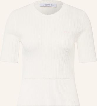 Lacoste Strickshirt weiss