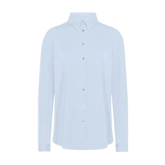 Roberto Ricci Design Rrd, Femme, Blouses et Chemises, Bleu, Taille: 38 FR Camicia Oxford Boyfriend