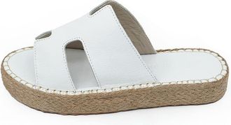 Bonateks Damen Frrbtrlky100259 Wedge Sandal, wei&szlig;, 39 EU