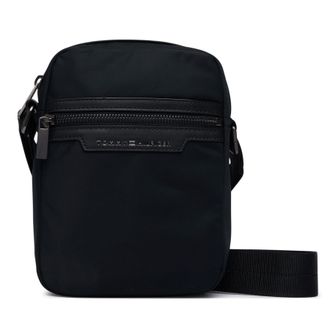 Tommy Hilfiger Umh&auml;ngetasche Tommy Hilfiger Th Nylon Mini Reporter AM0AM14688 Schwarz