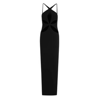M&ocirc;not Cutout Halter Maxi-Kleid - - Dresses - Damen - Schwarzk - XS