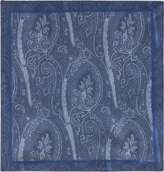 Etro Femme, Accessoires, Bleu, Taille: ONE Size Pocket Scarves