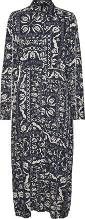 Vero Moda Female Hemdblusenkleid VMGIDDE Langes Kleid