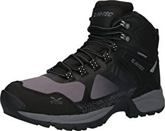 Hi-Tec Hi-Tec Homme V-Lite Psych WP Black/DK Lt Grey UK12 Botte de Randonne, Noir, Gris foncé, Gris Clair, 46 EU