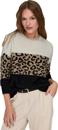 Only Strickpullover ONLJADE ANIMAL mit Rundhals
