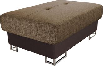 Mirjan24 Polsterhocker Cotere, Hocker, Sofahocker, Moderner Sitzhocker, Sitzbank, Pouf, Fußbank, Farbauswahl (Soft 066 + Lux 03)