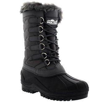Polar Femmes Nylon De Plein Air Neige Canard Pluie Fourrure Brassard Bottes - GRE39 - AYC0136