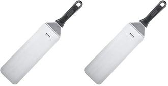 Westmark Profi-Wender/Grill-Spachtel, Gewinkelt, Flexibel, Geschlossen, Klingenma&szlig;: 9,5 x 27,5 cm, L&auml;nge: 43 cm, Rostfreier Edelstahl/Kunststoff, Master Line, 