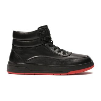 Kazar Schwarze Sneaker mit kontrastierender roter Sohle - - Shoes - Herren - Schwarzk - 42 EU